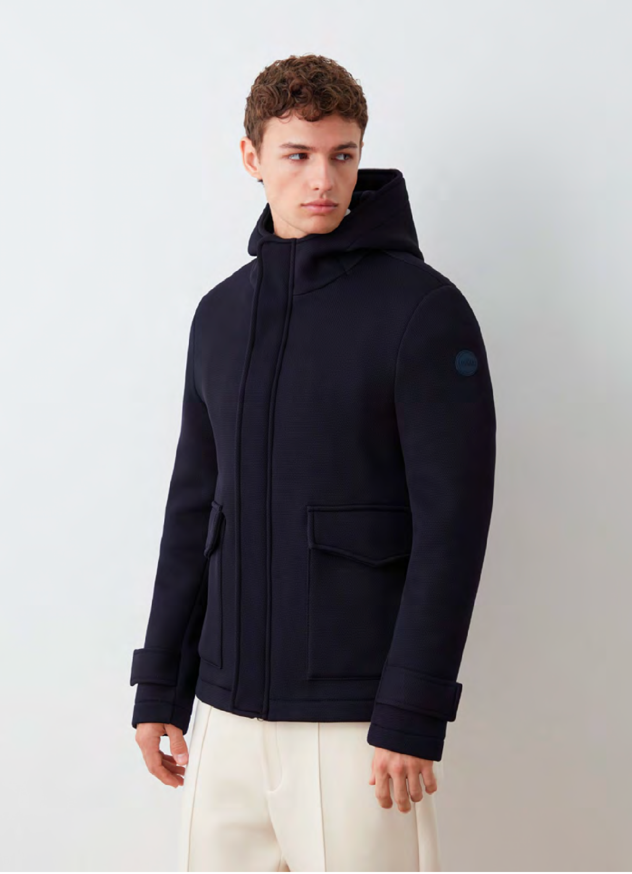 Colmar - Men's boiled wool hooded coat – LE CAPITAINE D'A BORD