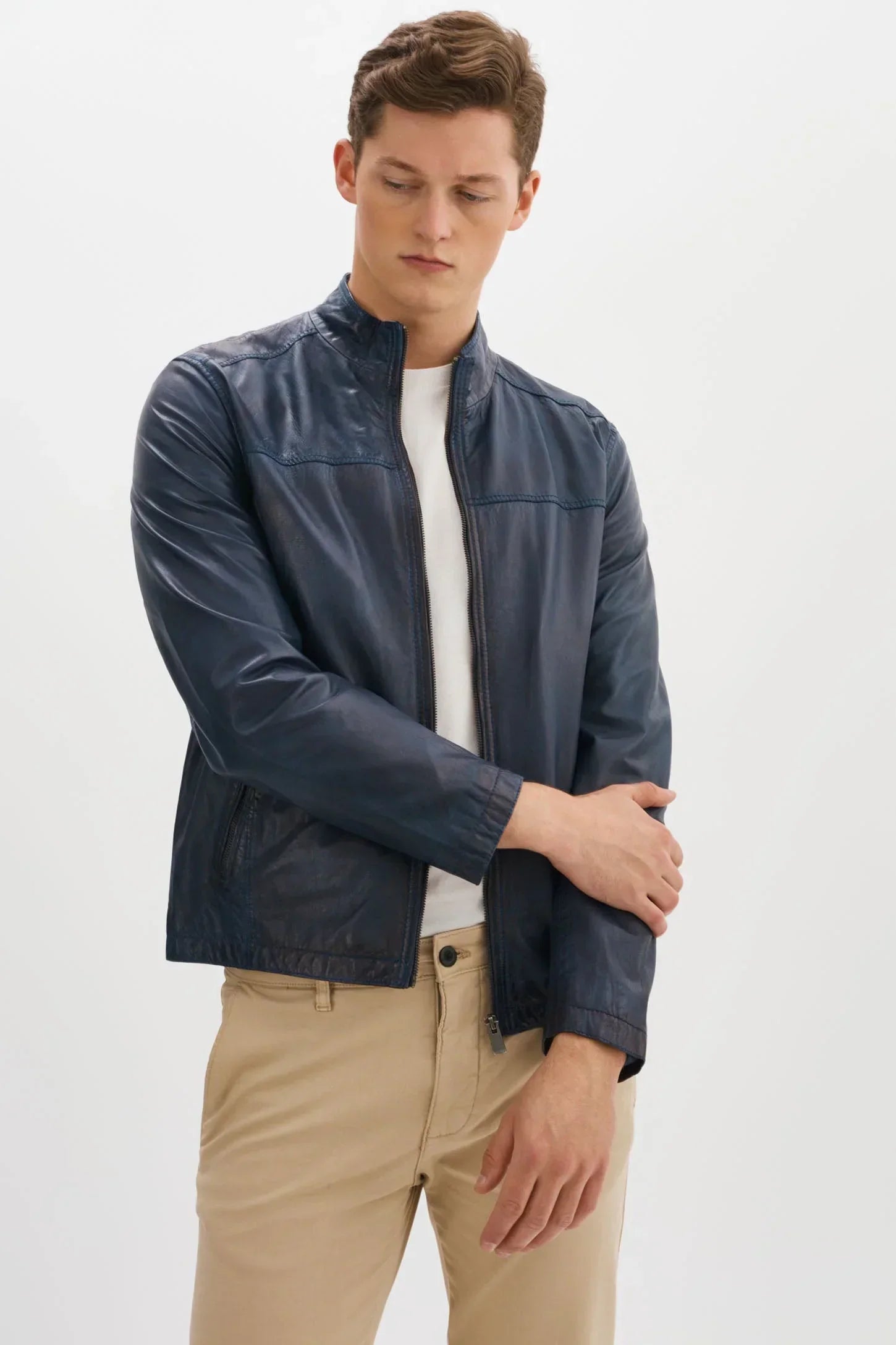 Regency - Lucio - Leather jacket – Le Capitaine D'a Bord