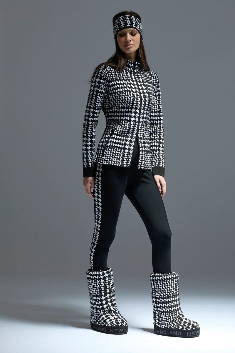 NEWLAND - Marmolada Lady Full Zip with Houndstooth Pattern – Le ...