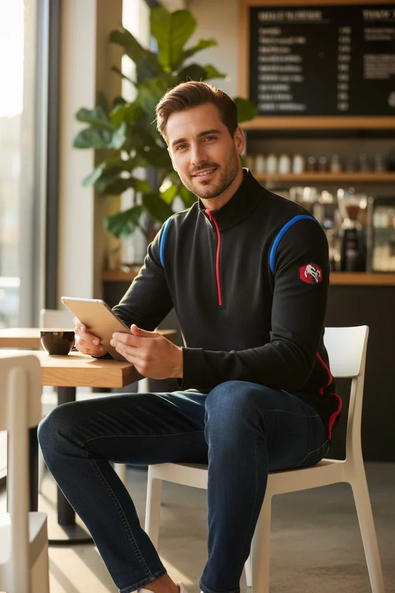 NEWLAND - Lofoten Men's T-Neck – Le Capitaine D'a Bord