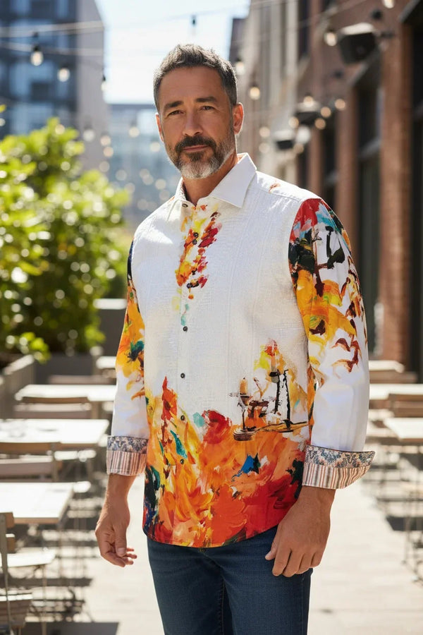 Robert Graham - Shirt PLANET ROYAL Limited Edition – Le Capitaine D'a Bord