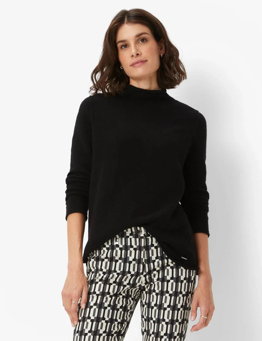 BRAX - Lee - Wool and alpaca stand-up collar – Le Capitaine D'a Bord