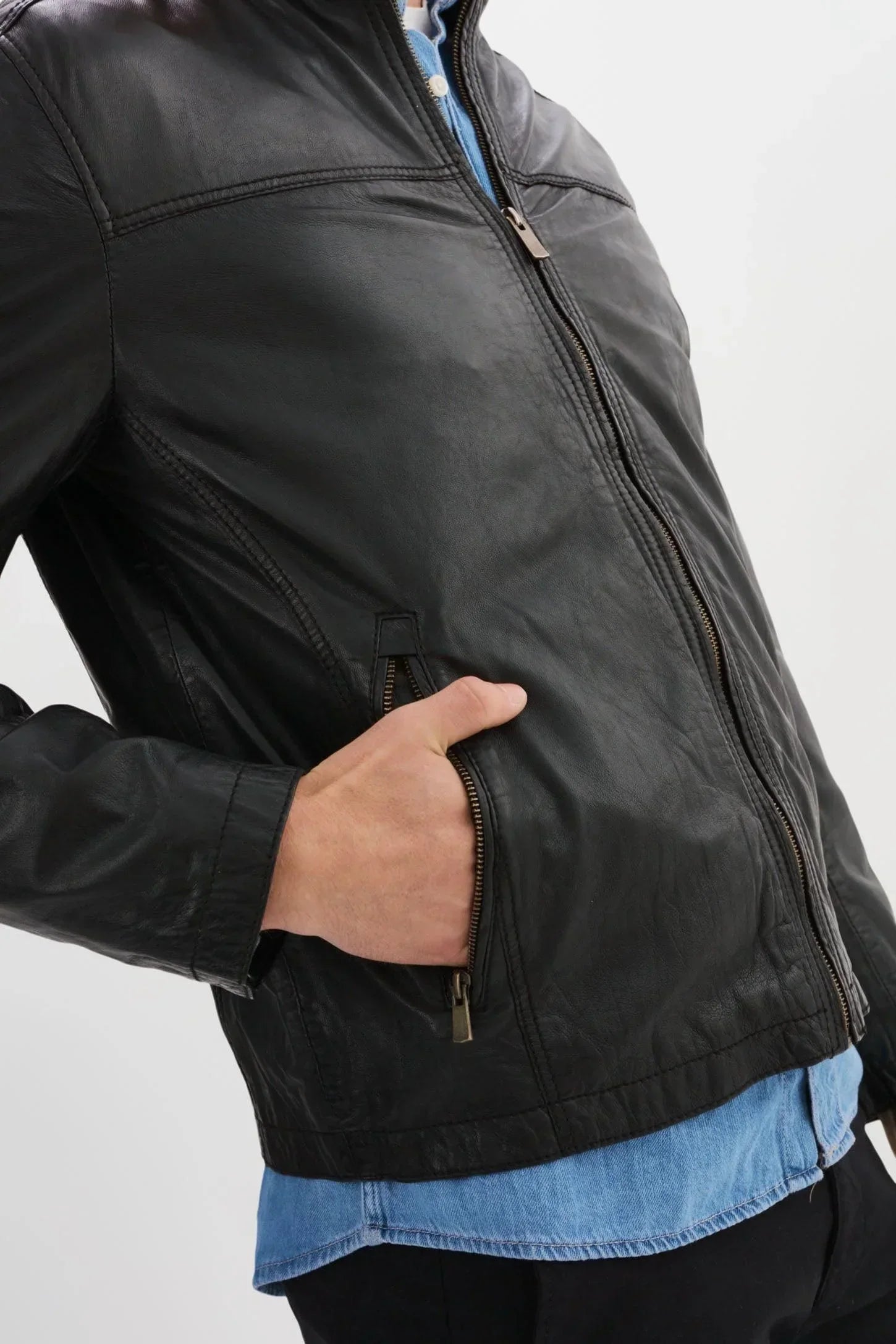 Regency - Lucio - Leather jacket – Le Capitaine D'a Bord