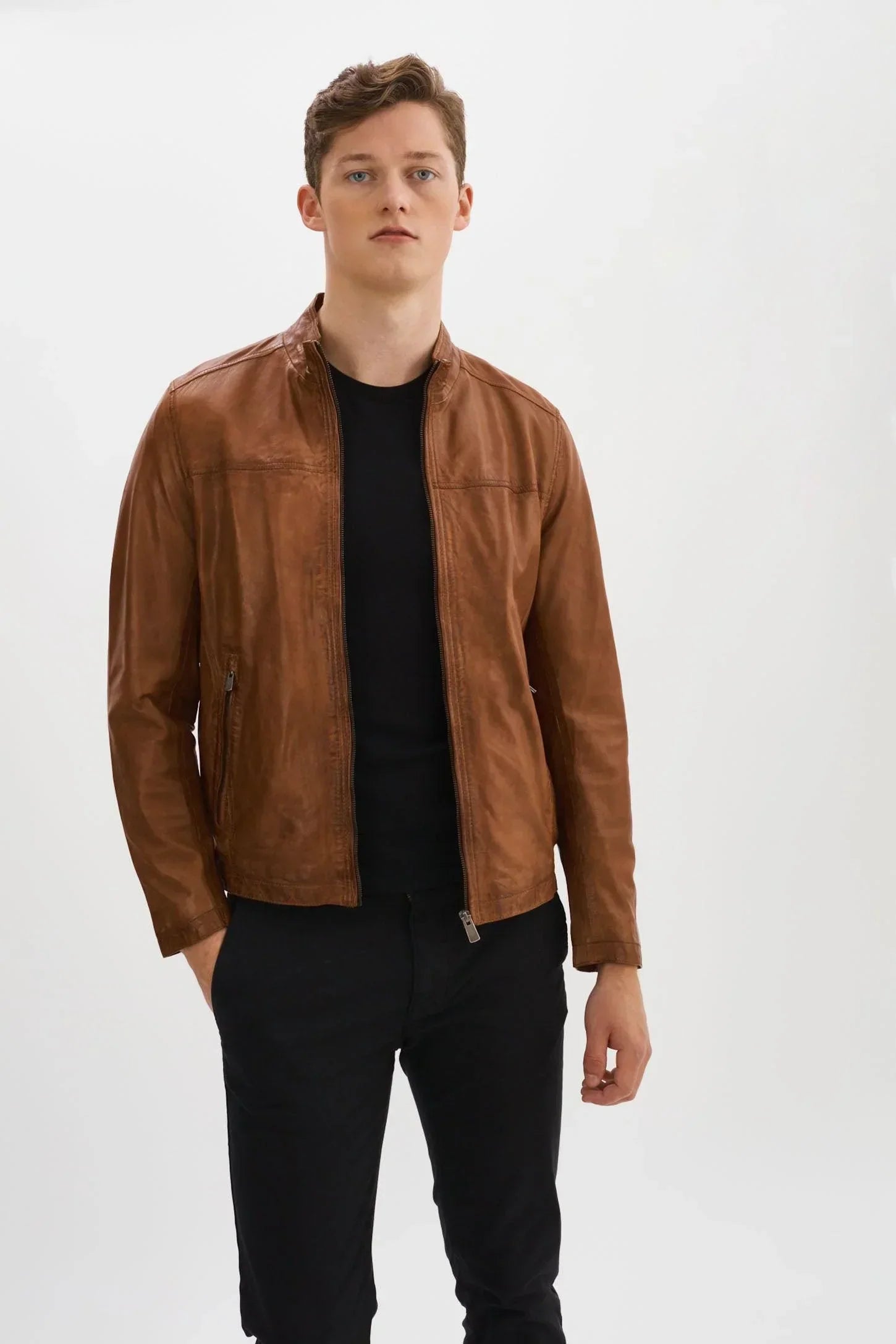 Regency - Lucio - Leather jacket – Le Capitaine D'a Bord