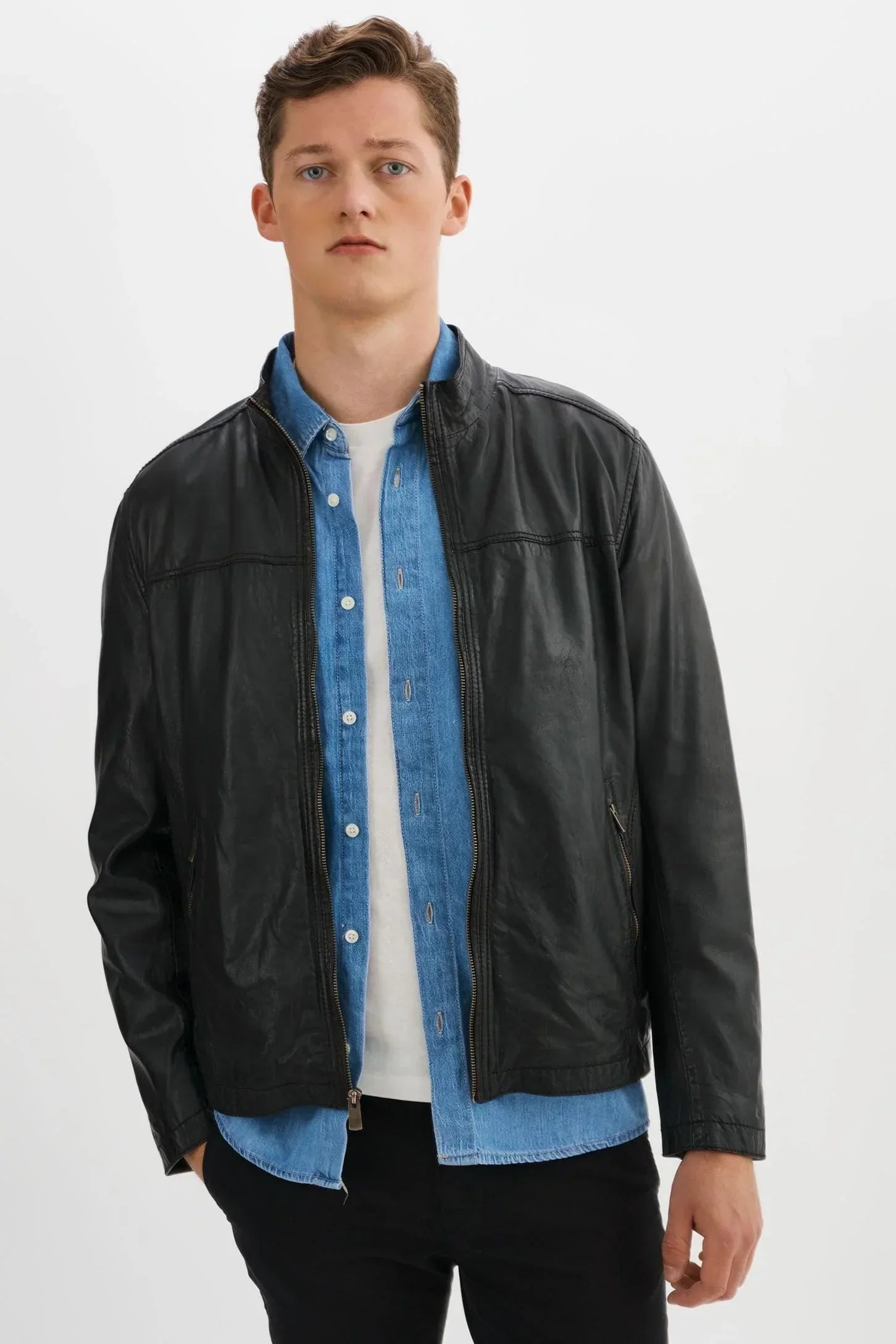 Regency - Lucio - Leather jacket – Le Capitaine D'a Bord