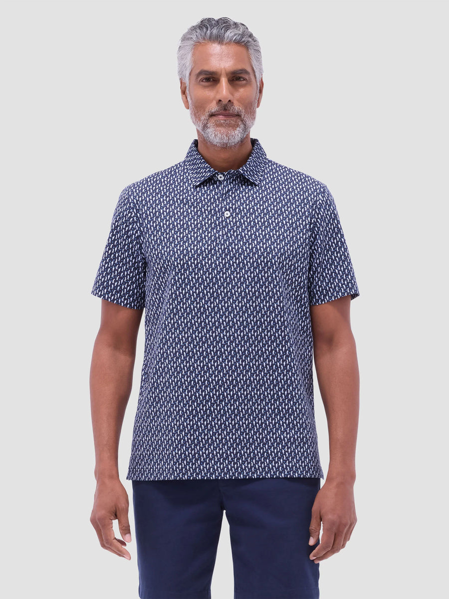 Bugatchi - Victor - Short Sleeve Golf Polo OOOHCOTTON© – Le Capitaine D ...