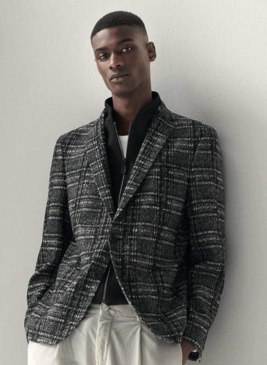 Digel - Adam - Slim Fit Jacket With Detachable Flap – Le Capitaine D'a Bord